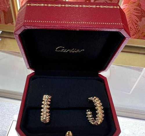 Серьги Cartier новые оригинал
