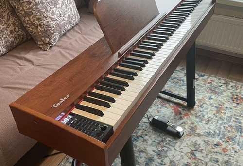 Цифровое пианино tesler STZ-8805 walnut wood