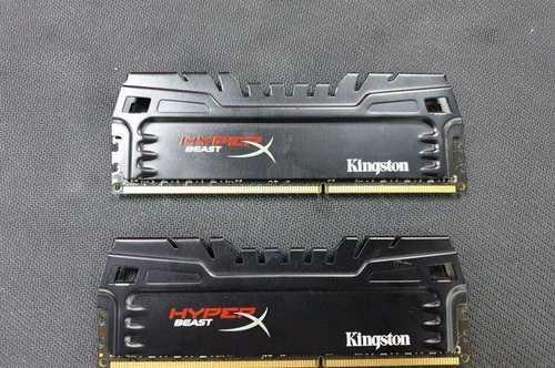 Память DDR3 HyperX 8Gb 2133Mhz CL11 2 шт