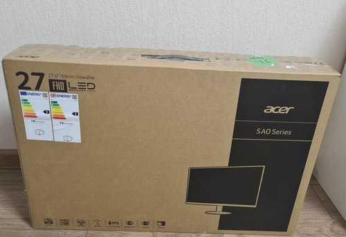 Новый монитор Acer 27 дюймов IPS