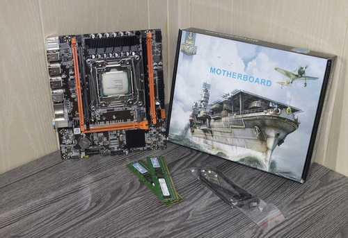 Игровой комплект X99 + Xeon 2670 v3 16 озу 12 ядер