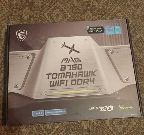 Msi mag b760 tomahawk wifi ddr4