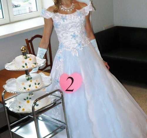 Свадебное платье. Размер 40-42 (хs)