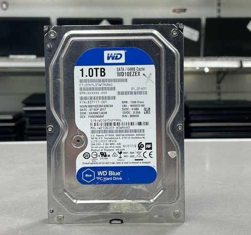 WD Caviar Blue, 1Tb, HDD, SATA III, 3.5"