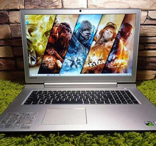 17" iPS Топовый Lenovo Core i5 16Gb GeForce GTX