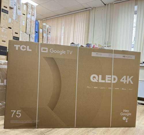 Новый Гигант Qled TCL 75 T7B Android TV 2024