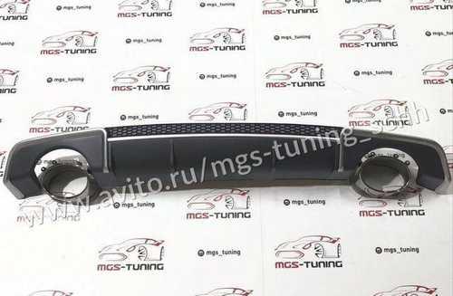 Диффузор с насадками в стиле RS3 Audi A3 8V 12-16