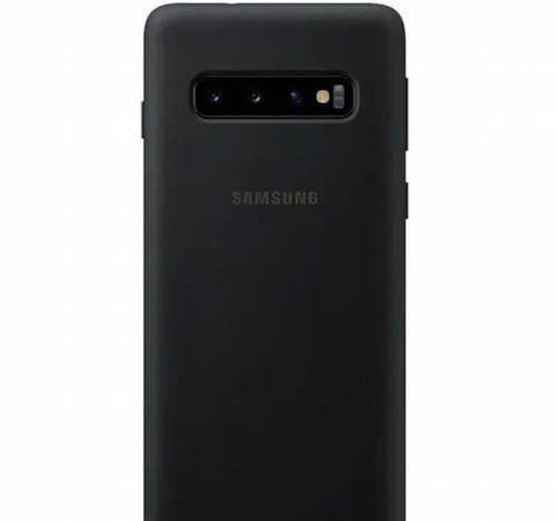 Чехол Samsung Galaxy S10 Silicone Cover Black