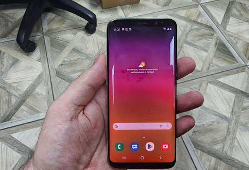 Дисплей Samsung S8 золотой, сильные засветы