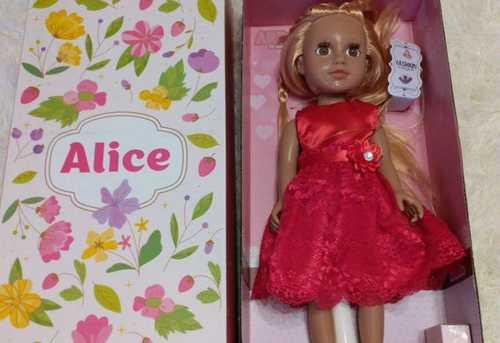 Кукла новая 45см,в красном платье