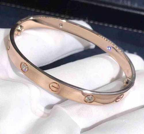 Браслет Cartier Love 4 бриллианта 0,42 ct