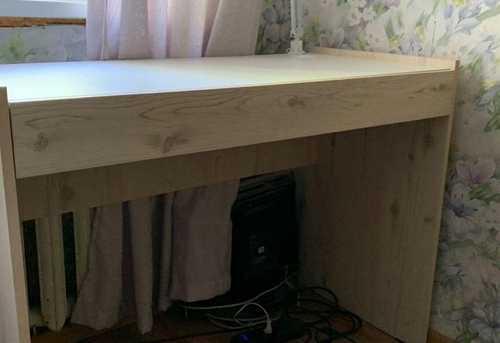 Письменный стол белый с выдвижными ящиками