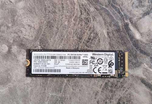 Ssd WD nvme 512gb Thinkpad