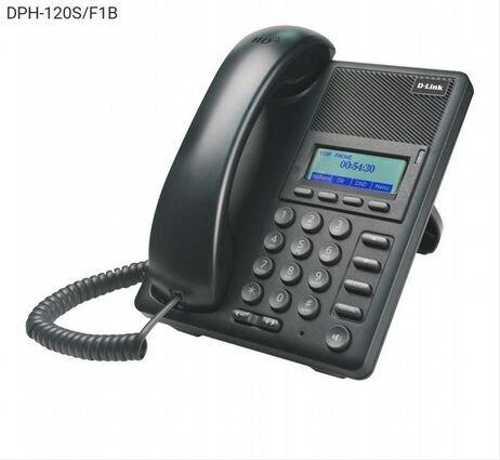 IP-телефон D-Link DPH-120S SIP Чёрный, DPH-120S/F1