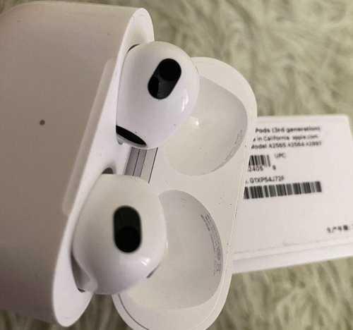 Беспроводные наушники apple airpods 3