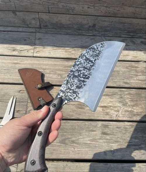 Сеобский нож повара кованый цельнометаллический