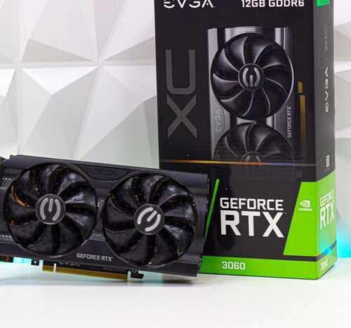 Видеокарта 12GB RTX 3060 evga XC