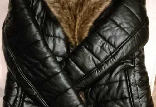 Новая мужская куртка, зима, нат мех 48-50 р-р