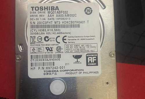 Жесткий диск toshiba 320GB