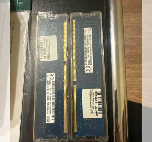 Оперативная память ddr3 2 планки по 2gb