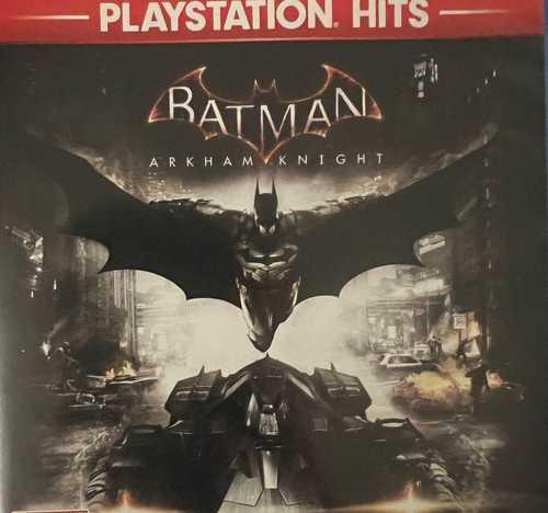 Диск на ps4 batman arkham knight