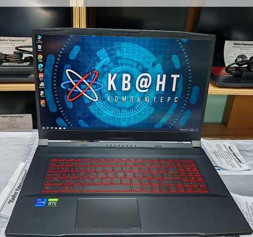 Мощный игровой ноутбук MSI Katana 17 Core i7 11800