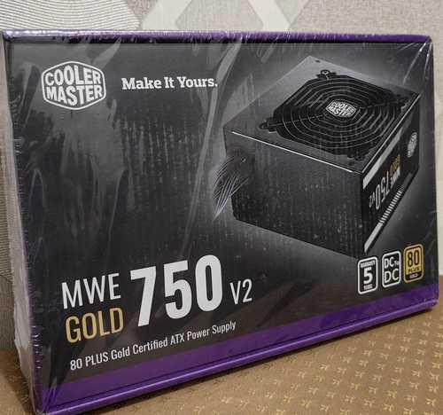 Блок питания Cooler Master MWE Gold V2 750