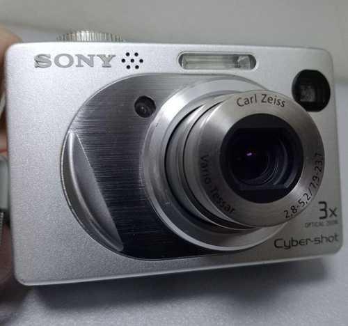 Sony CuberShot DSC W1 цифровая ретро фотокамера