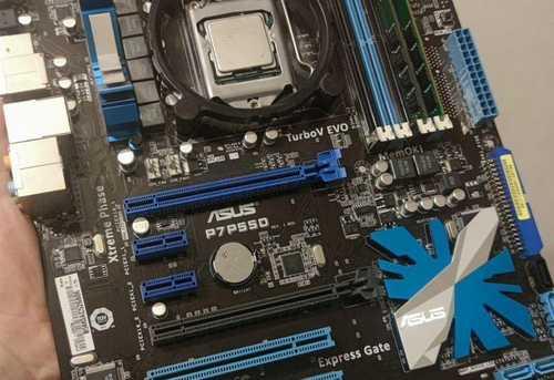 Asus P7P55D-E PRO + Xeon X3430 + 4GB DDR3 lga 1156