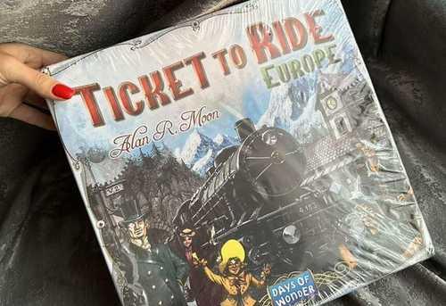 Новая Настольная игра Ticket to Ride Europe