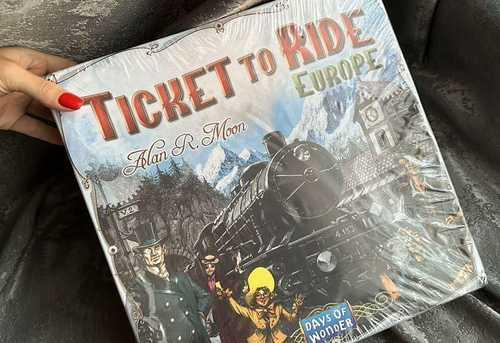 Новая Настольная игра Ticket to Ride Europe