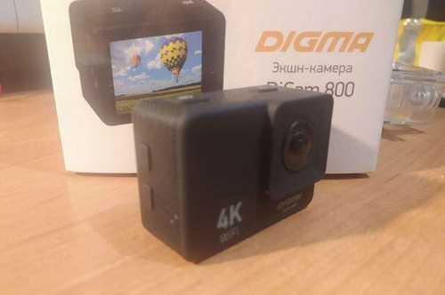 Экшн камера digma dicam 800