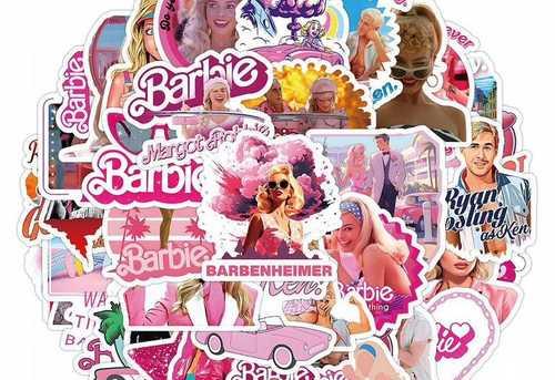 Виниловые стикеры 50шт. Barbie