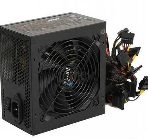 Блок питания Aerocool kcas plus 800W 800W, (20 4 4 4) pin, 4x(6 2) pin, 7xsata, 4xMolex, 12 см, 80 