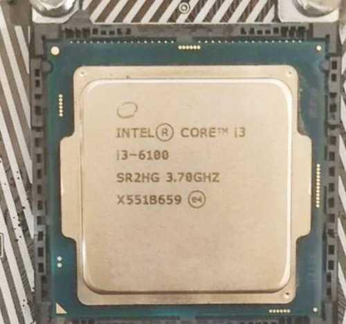 Процессор intel core i3 6100