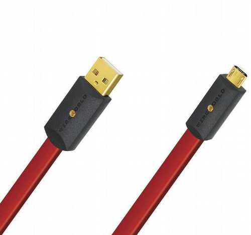 Кабель Wire World Starlight 8 USB 2.0 A-Micro B Flat Cable 2.0m (S2AM2.0M-8) (арт.335736), пцс