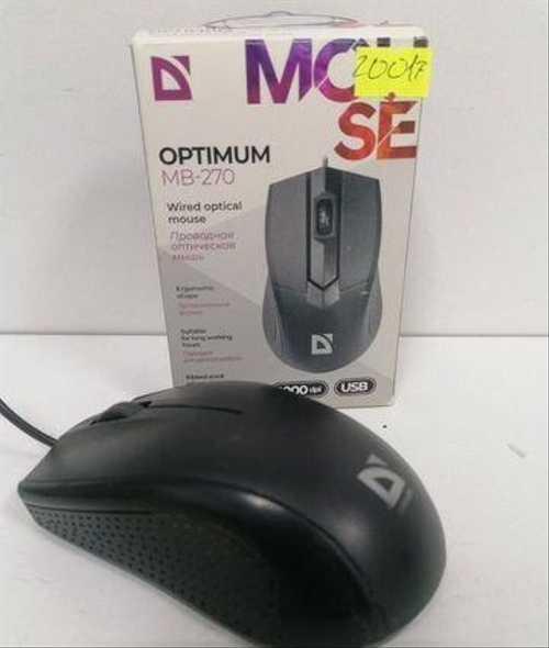 Компьютерная мышь defender optium MB -27(С) 20017