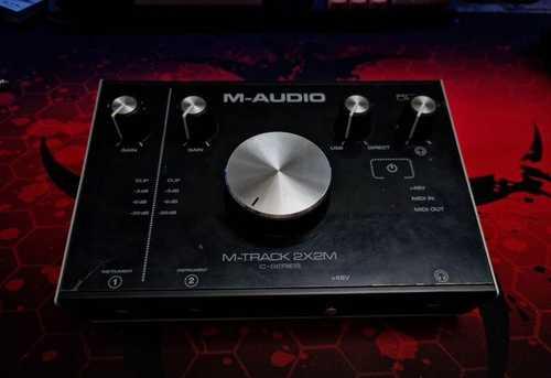 Внешняя звуковая карта M-audio M-track 2X2M
