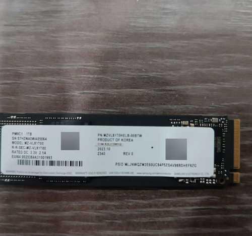 Samsung 980 1000 гб SSD M.2 гарантия