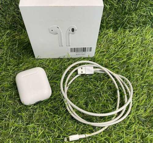 Наушники Apple AirPods 2 A2032,A2031,A1602, with