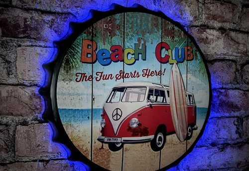 Декор на стену Beach Club Volkswagen T1