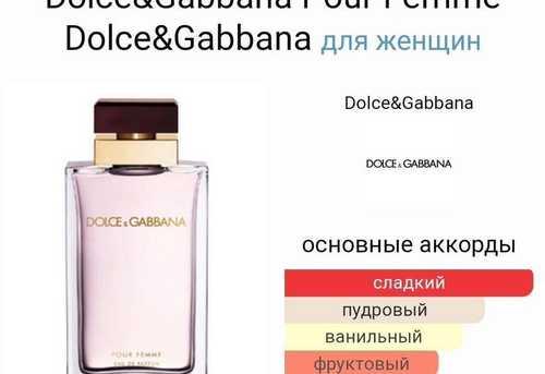 Dolce Gabbana Pour Femme 100ml