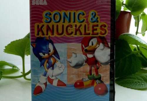 Картридж 16-бит Sonic & Knuckles