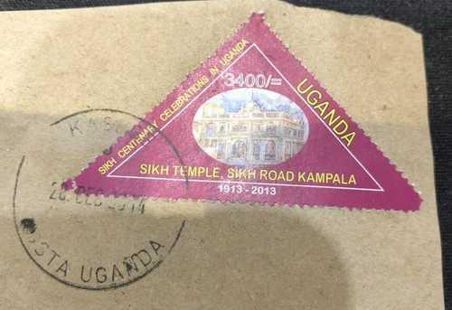 Почтовая марка Уганда