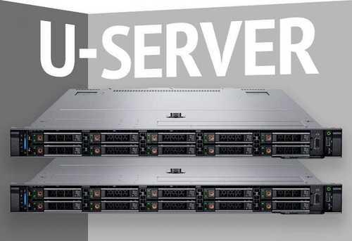 Сервер Dell R640 8*2.5 2*6133 128Gb H730p 2*750W 1