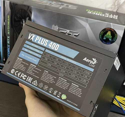 VX Plus 400w AeroCool Блок питания