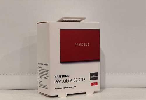 Внешний SSD Samsung Portable T7 1TB