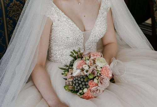 Свадебное платье 42-44, торг