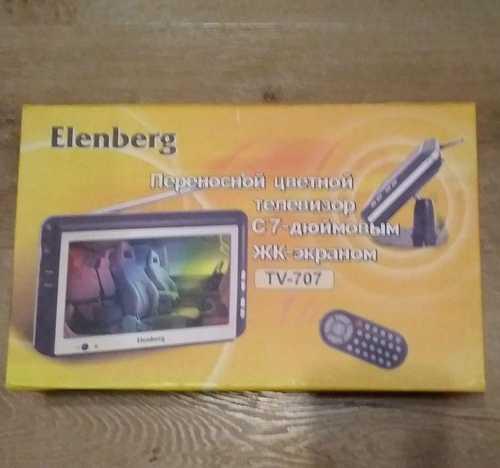 Переносной цветной телевизор Elenberg TV-707