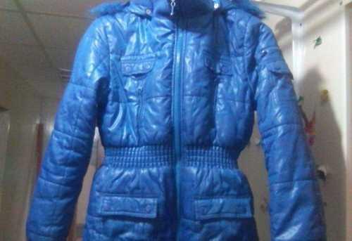 Куртка теплая зима демисезон 158